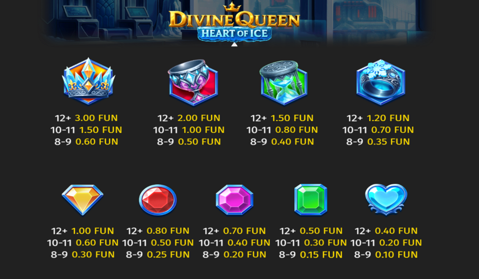 Divine Queen Heart of Ice Slot by BGaming 🎰 Free Demo Play